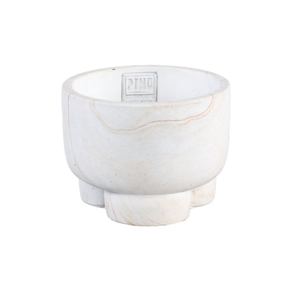 PTMD Collection Marmy Cream Cement Pot | Wayfair.co.uk