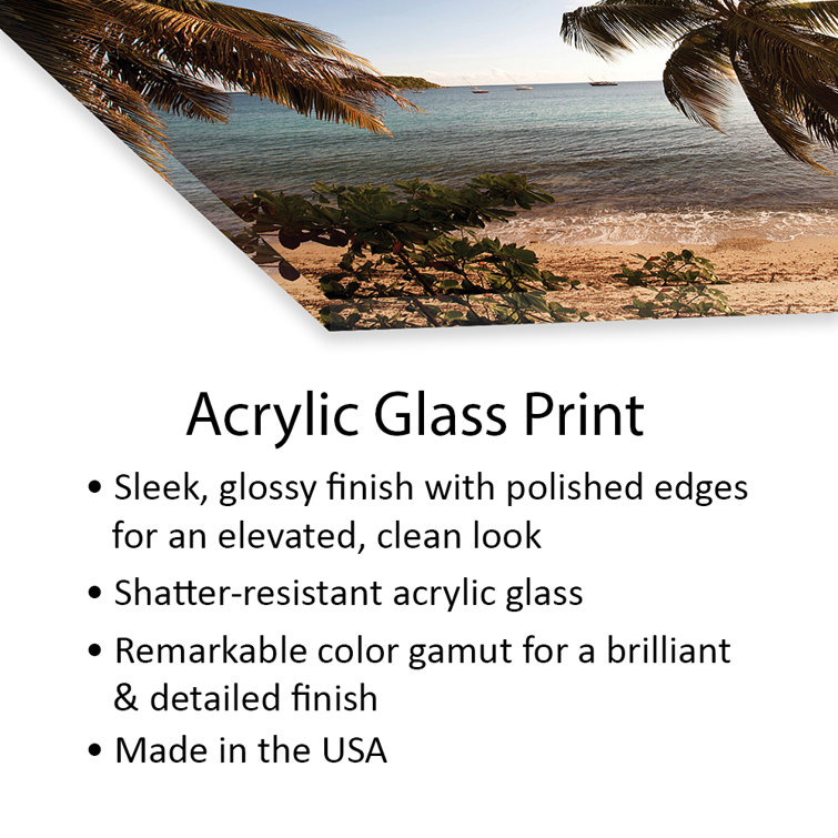 Bayou Breeze Palm Trees On Beach At Sunset, Culebra Island, Puerto Rico ...