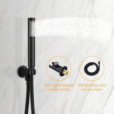 RoomTec Wall Mount Shower System with Valve | Wayfair