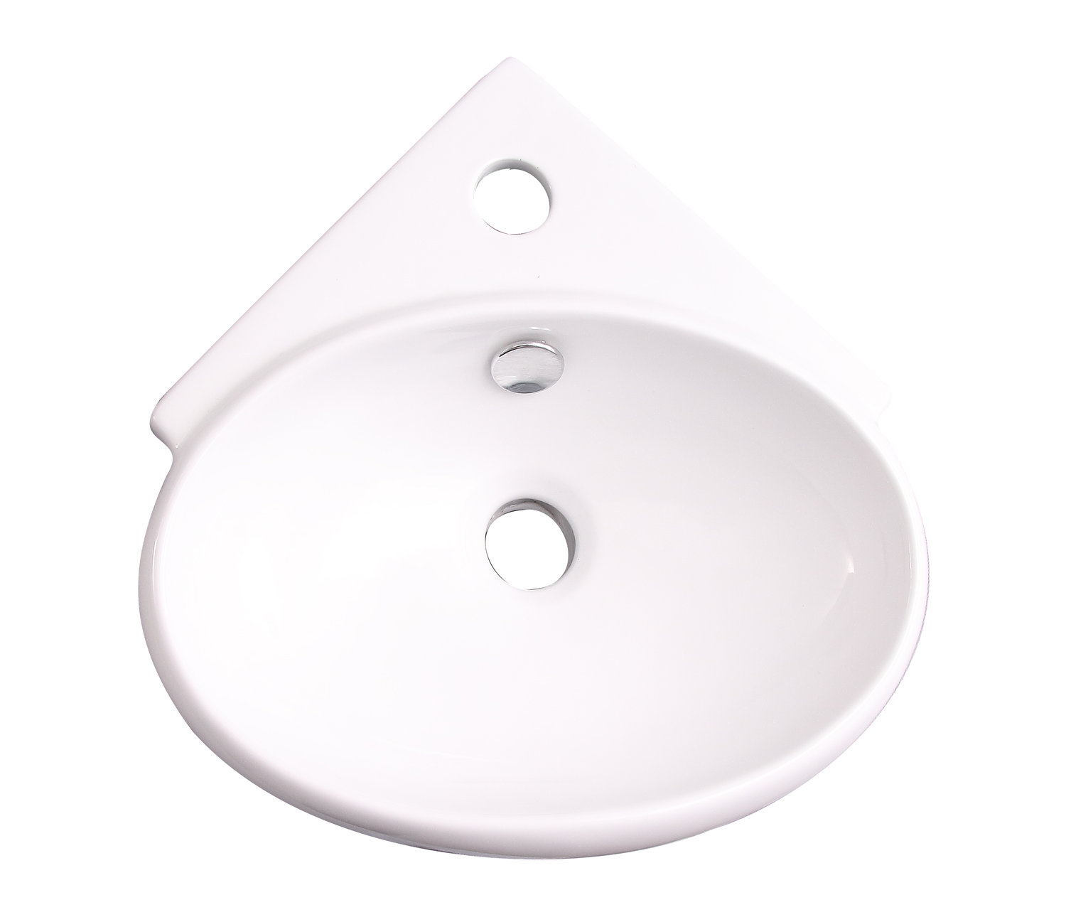 Barclay Fowler Vitreous China 15" Wall Mount Bathroom Sink with ...