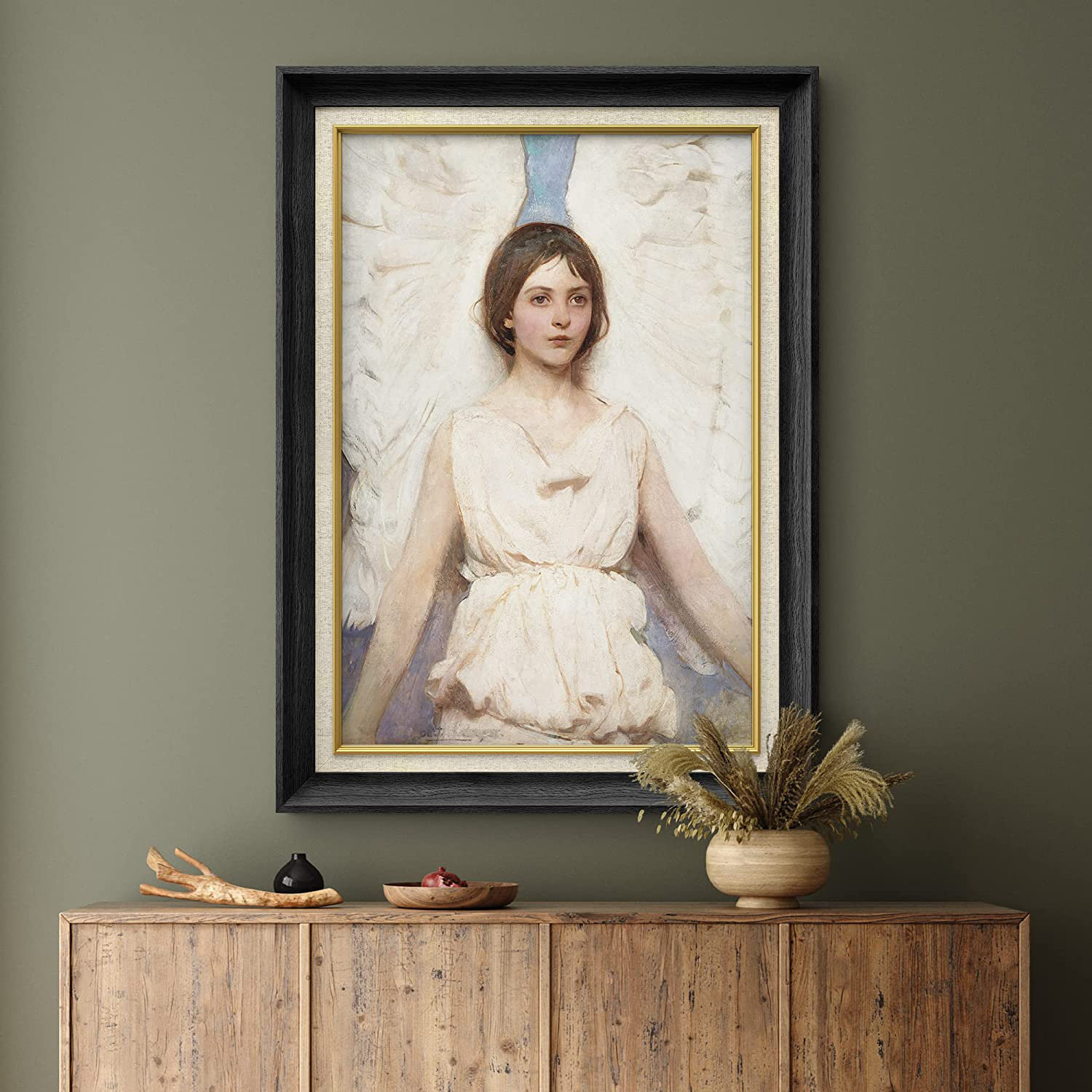 SIGNLEADER Heavenly Angel by - Picture Frame Painting on Canvas | Wayfair