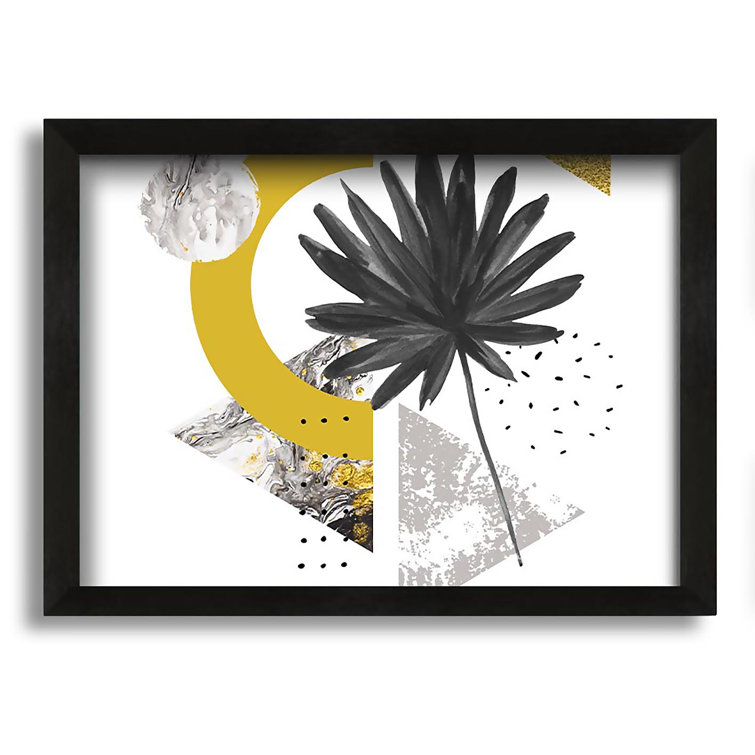 Corrigan Studio Mid Century Triangle - Picture Frame Graphic Art on ...