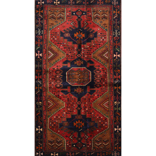 Bloomsbury Market Light Yellow/Maroon/Black Rug | Wayfair