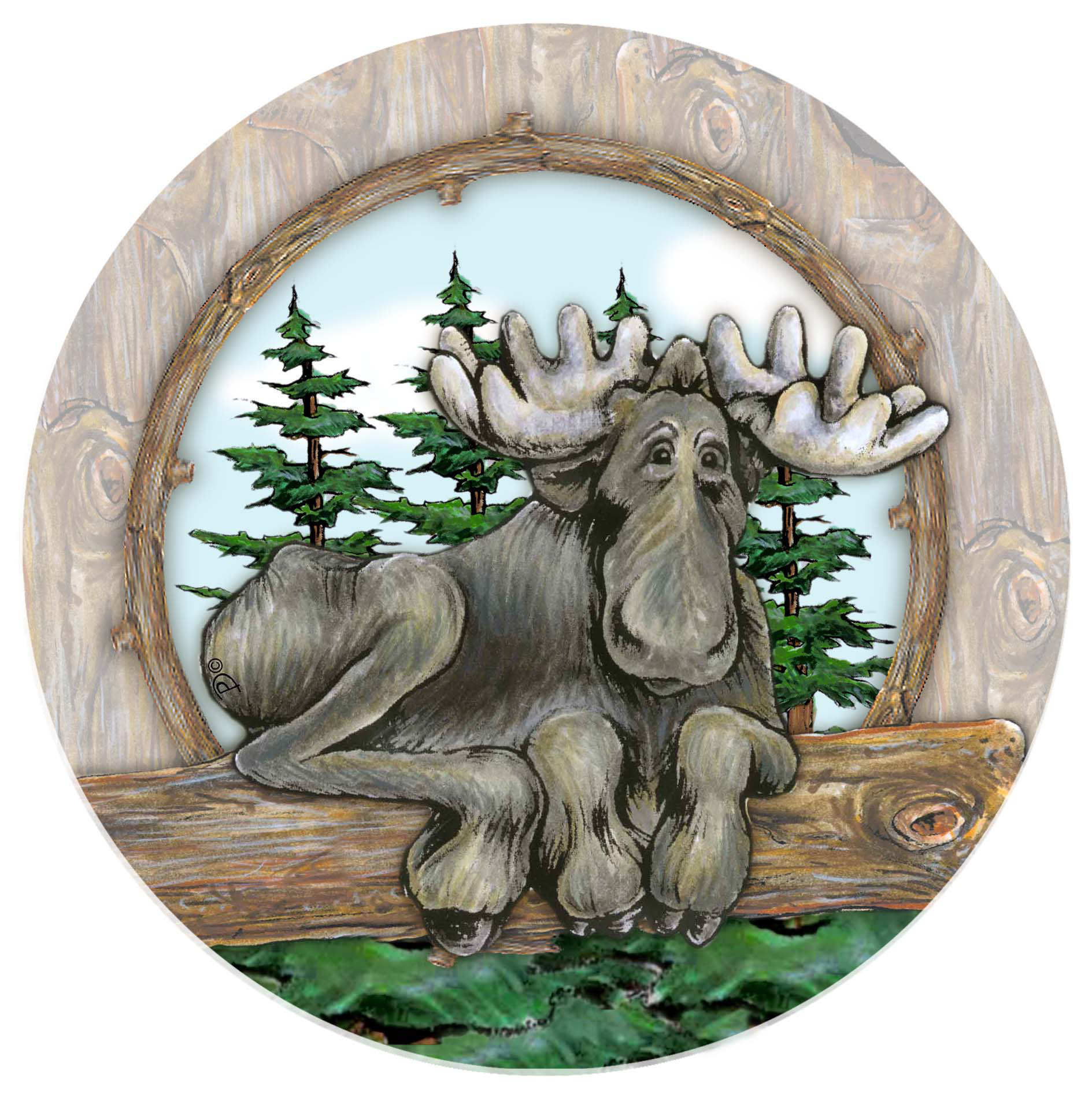 Thirstystone Big Sky Moose Occasions Coaster & Reviews | Wayfair