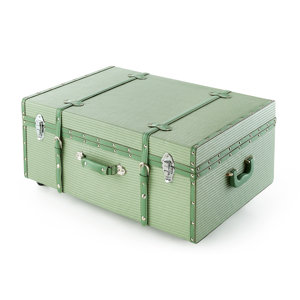 DormCo Texture Brand Trunk - Navy Raised | Wayfair