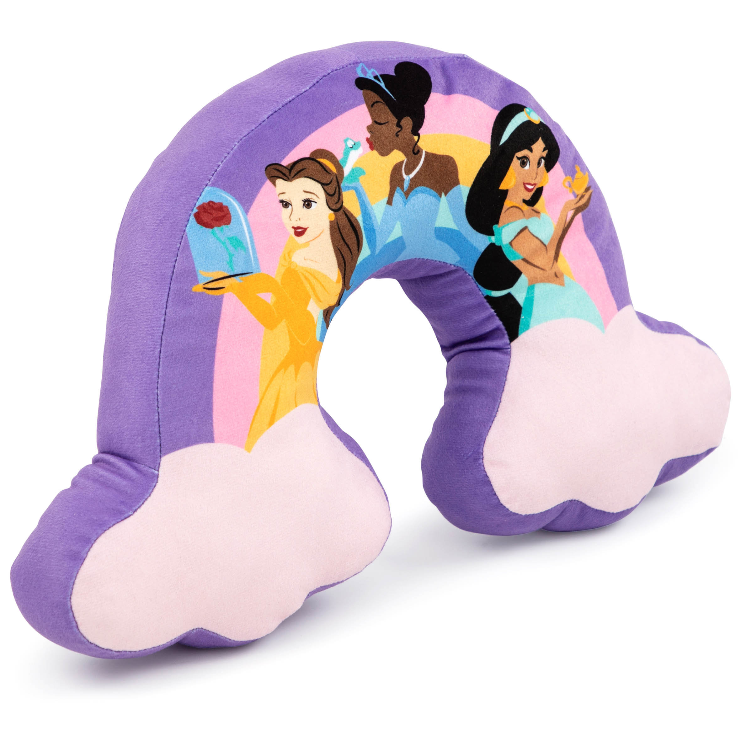 Disney Princess Shaped Decorative Pillow Approx. Kids Plush Bed Cushion ...