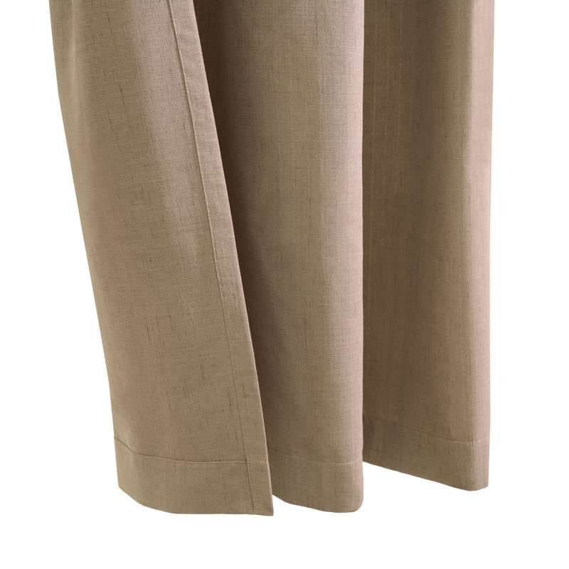 Latitude Run® Wook Solid Semi-Sheer Dual(Back Tab and Rod Pocket ...