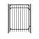 XCEL 5 ft. H x 4 ft. W Flat Open Pickets Metal Gate & Reviews | Wayfair