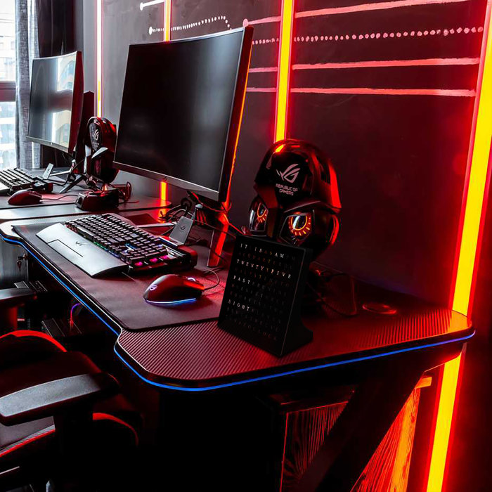 Brayden Studio® Digital Acrylic Electric Tabletop Clock | Wayfair