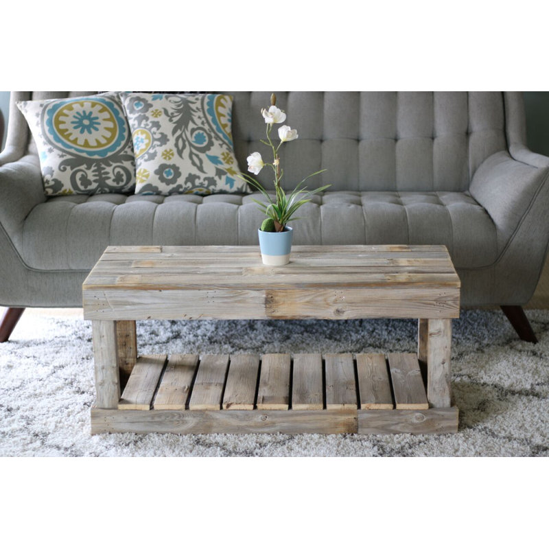 Gracie Oaks Merriman Slatted Bottom Coffee Table & Reviews | Wayfair