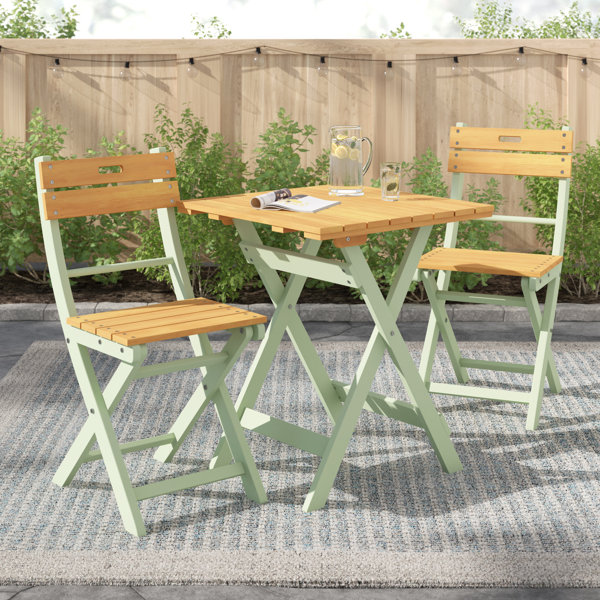 Zipcode Design Lillie Square 2 - Person 60Cm Long Bistro Set & Reviews ...