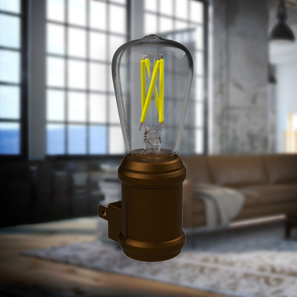 AmerTac Vintage Edison Filament LED Night Light & Reviews | Wayfair