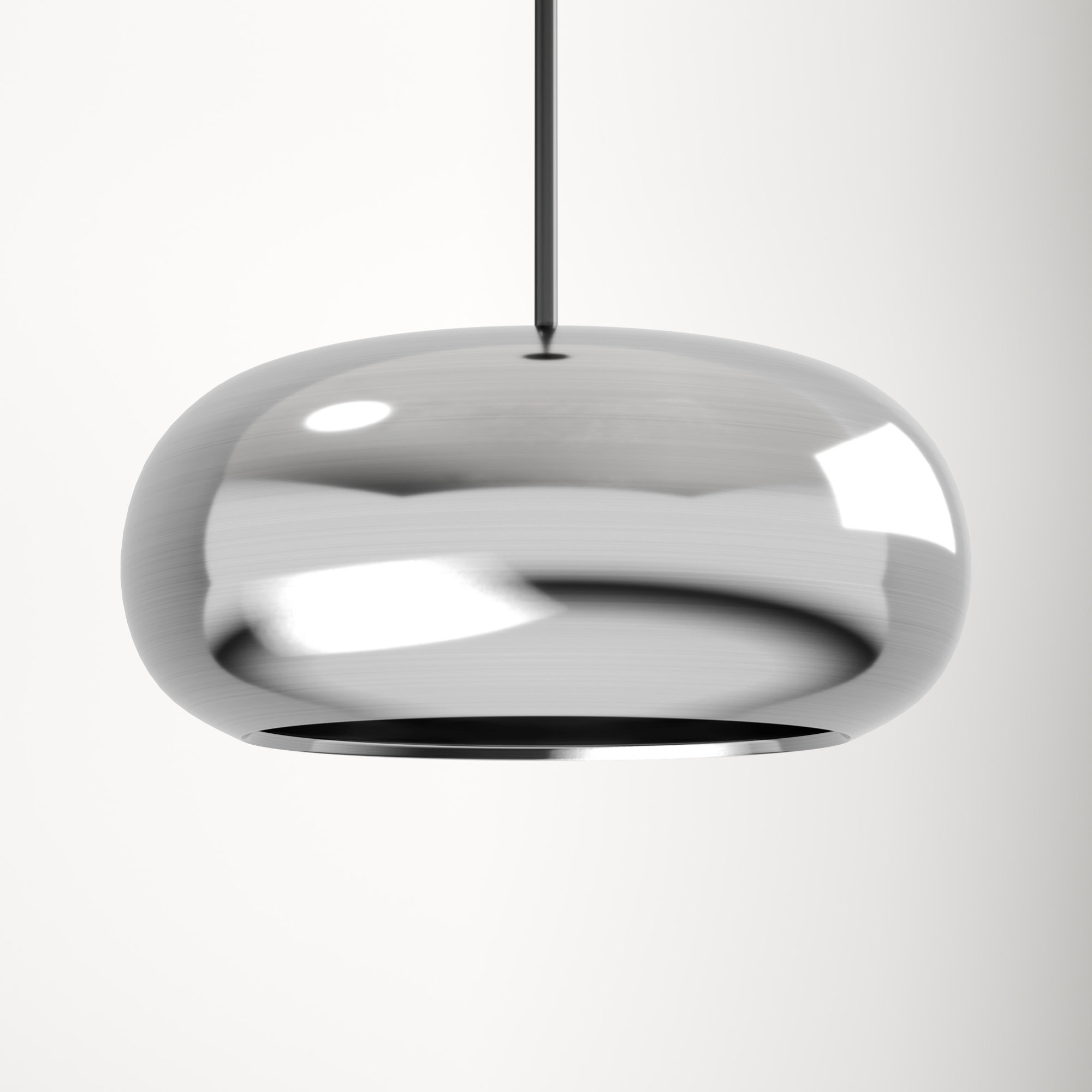 AllModern 1 - Light Black LED Single Pendant | Wayfair
