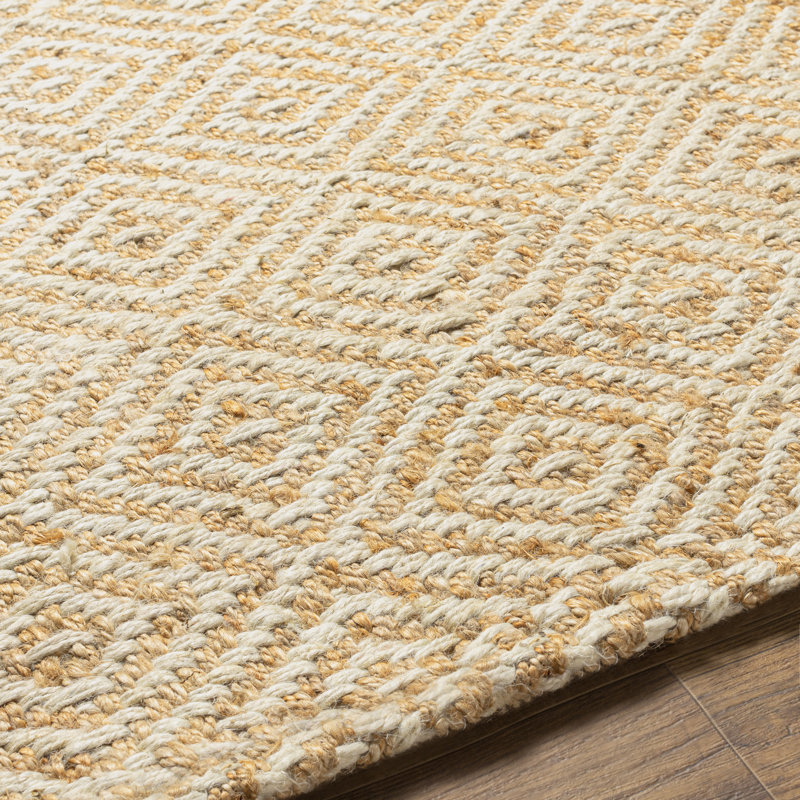 Union Rustic Anelija Handmade Hand Braided Jute/Sisal Beige Rug | Wayfair