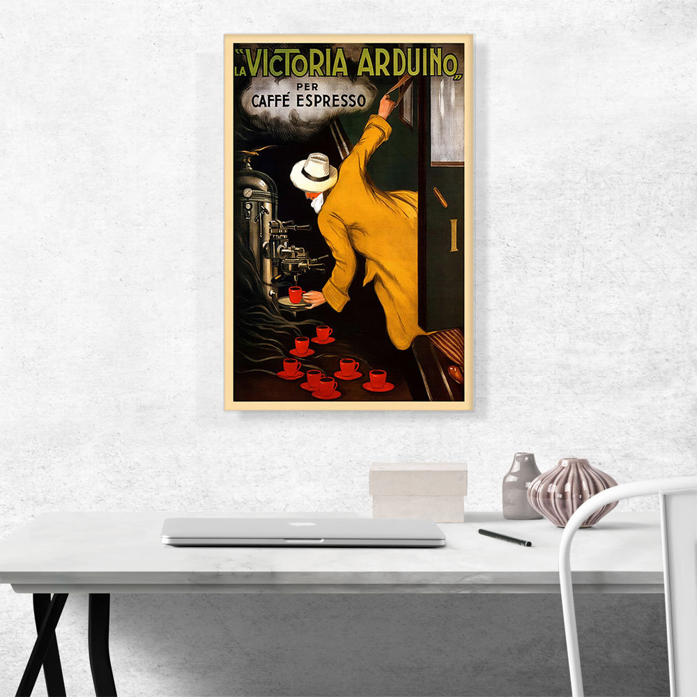 ARTCANVAS La Victoria Arduino Caffe Expresso 1922 On Canvas by Leonetto ...