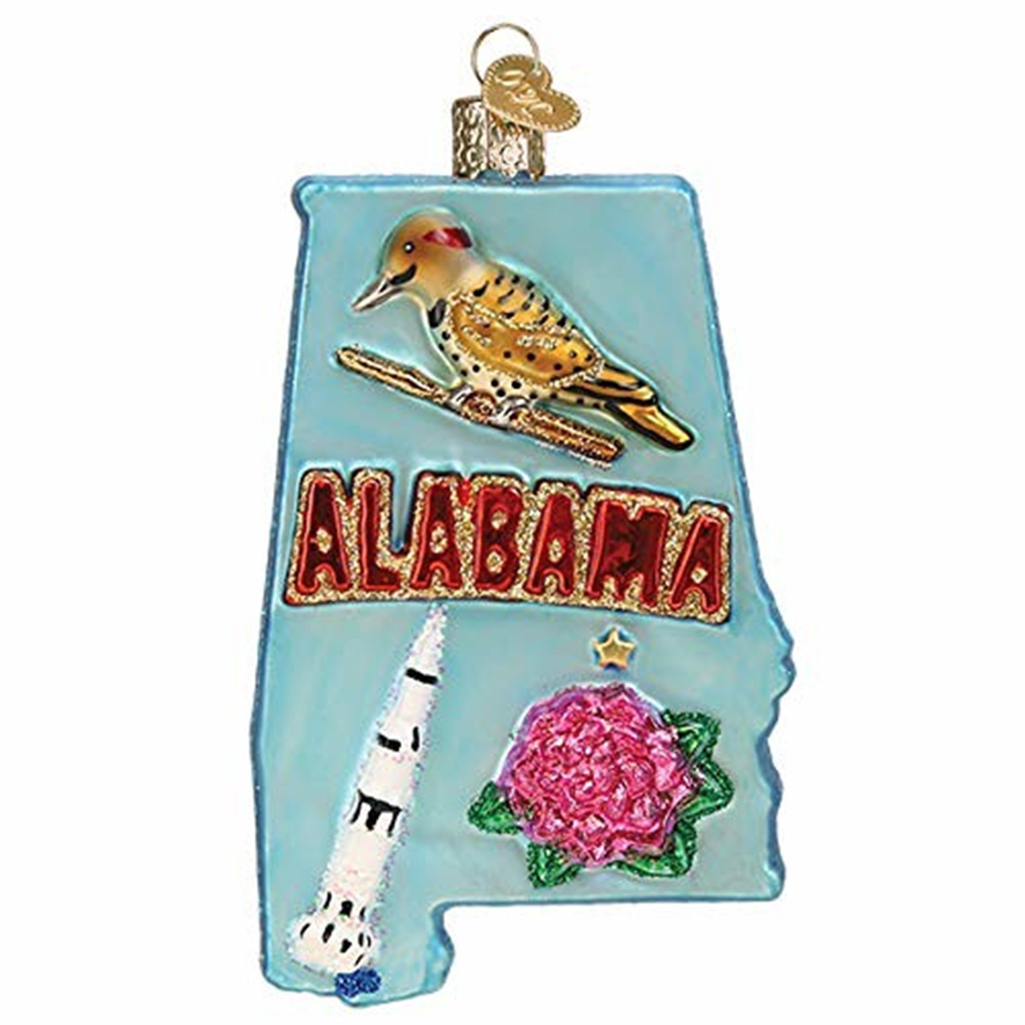 Old World Christmas State of Alabama Hanging Figurine Ornament | Wayfair