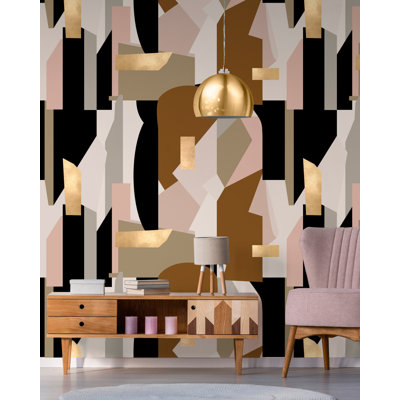 Mind The Gap The Art Of Abstract Wallpaper Roll | Perigold