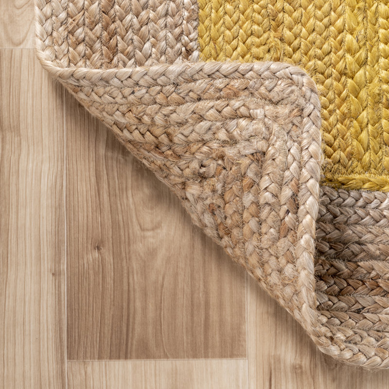 Highland Dunes Wisser Jute/Sisal Yellow Rug & Reviews | Wayfair