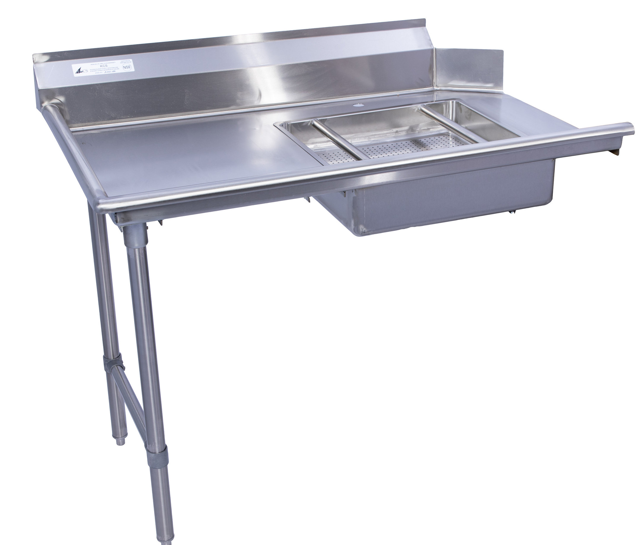Restaurant Supply Depot 48" L x 30" W Free Standing Drainboard | Wayfair