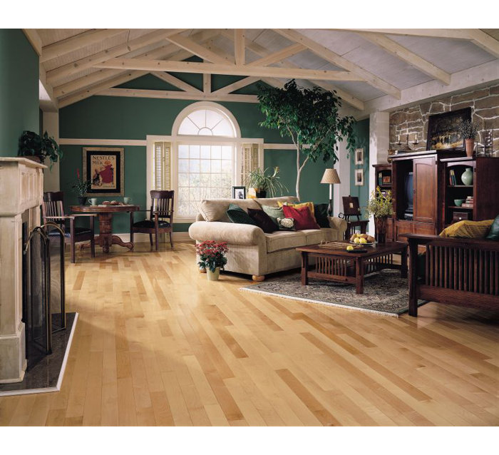 Bruce Flooring Maple 3/4" Thick x 2-1/4" Wide x Varying Length Solid ...