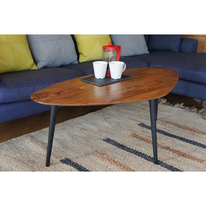 Mercury Row Andrey Solid Wood 3 Legs Coffee Table & Reviews | Wayfair.co.uk