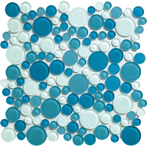 MatrixStoneUSA Bubble Glass Random Mosaic Wall Tile & Reviews | Wayfair
