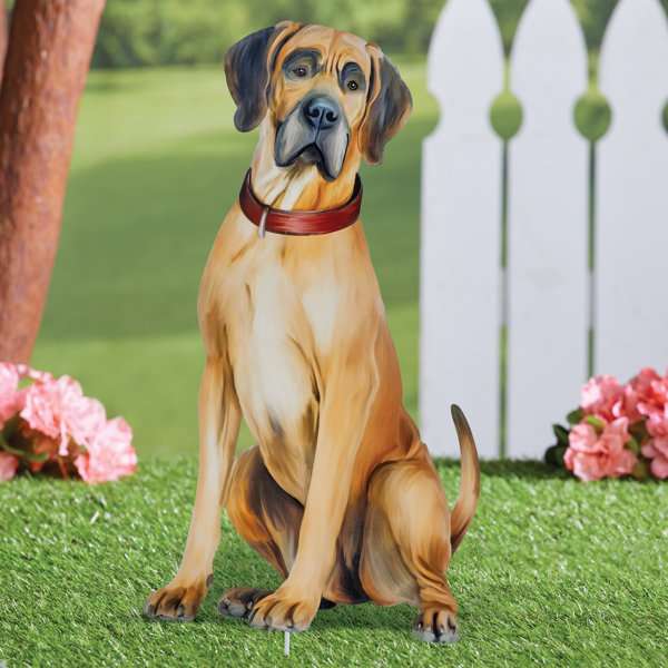Winston Porter Joseito Realistic Great Dane Garden Stake | Wayfair