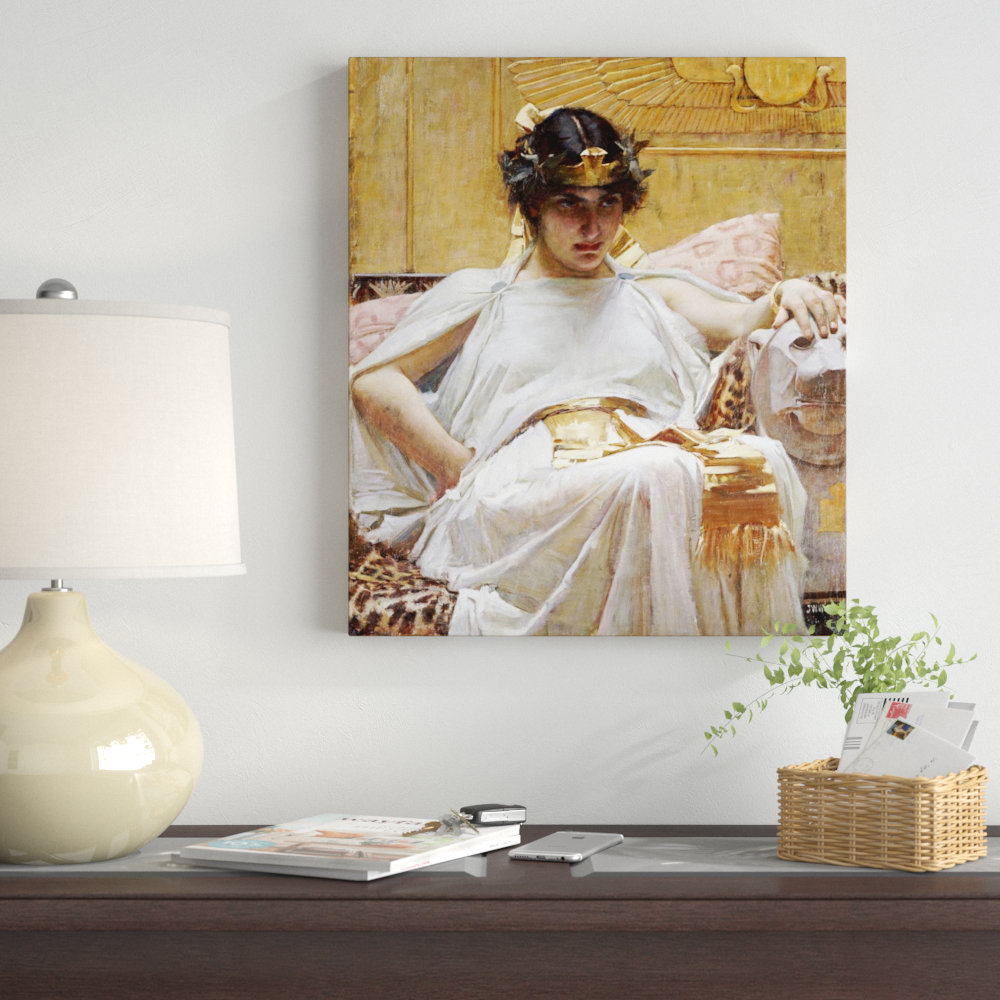Vault W Artwork Cleopatra by John William Waterhouse - Print on Canvas ...