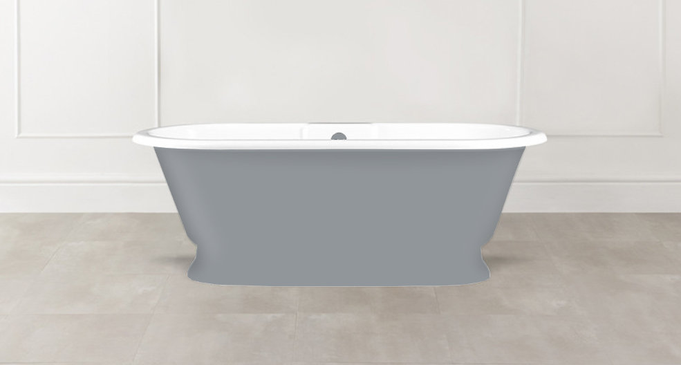 Victoria + Albert Painted York 68-1/2" x 31-1/4" Freestanding Soaking ...