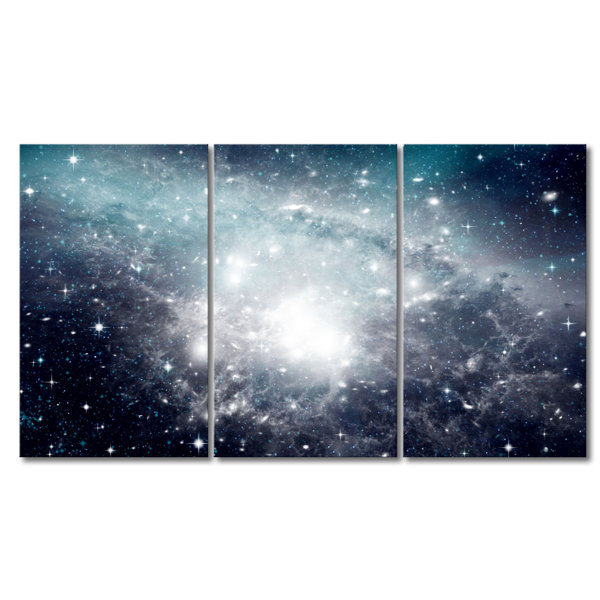 Galaxy Picture In 3 Parts | Wayfair.co.uk
