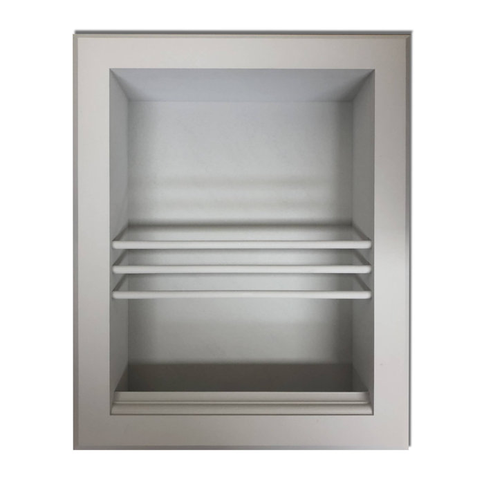 Timber Tree Cabinets Meridian Recessed Magazine Rack | Wayfair