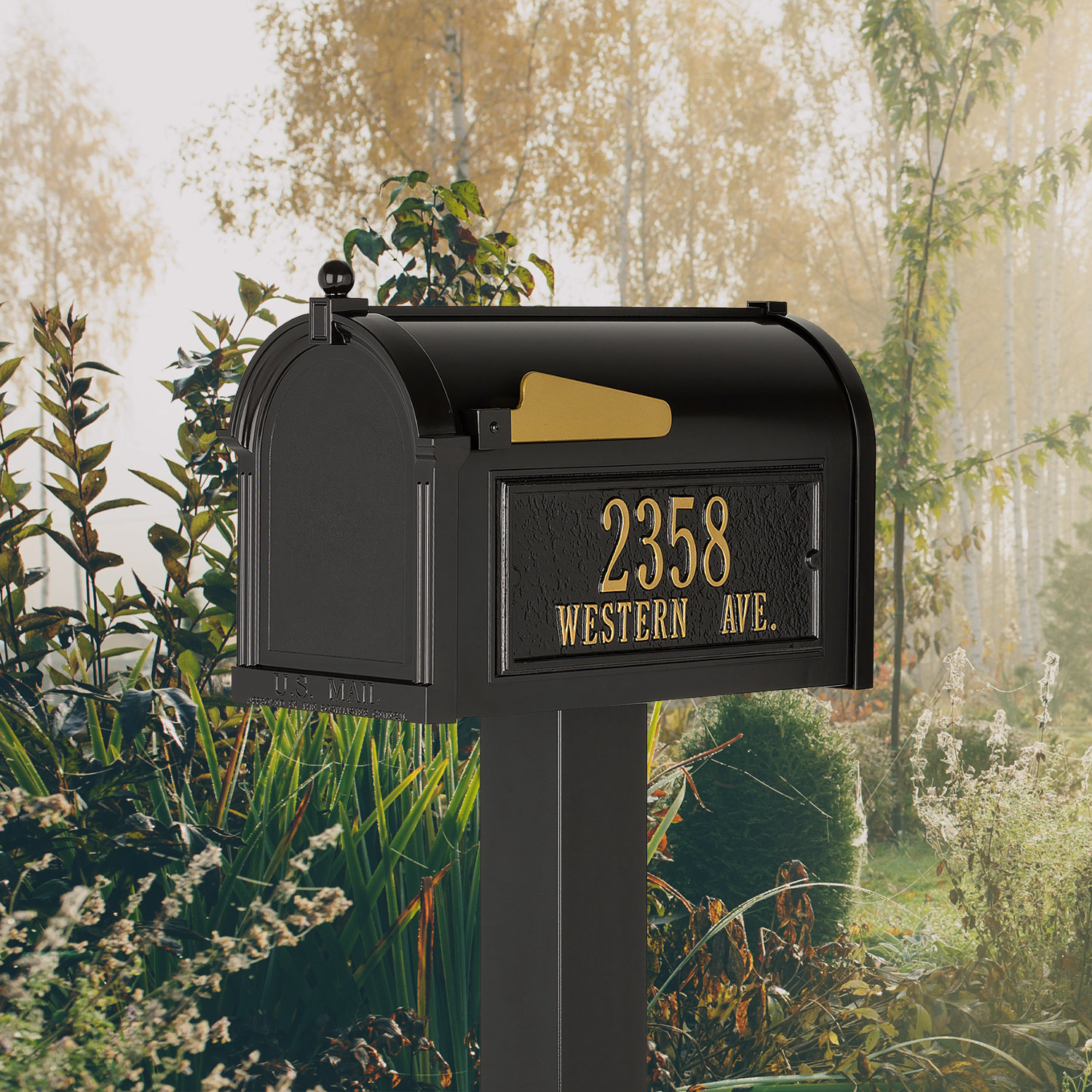 Whitehall Products Premium Package Post Mounted Mailbox & Reviews | Wayfair