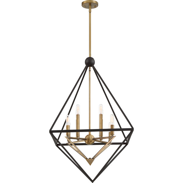 Wrought Studio Rosann 8 - Light Dimmable Geometric Chandelier & Reviews ...