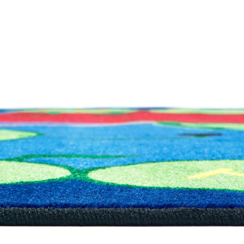 Carpets for Kids Premium Collection Machine Tufted Performance Blue/Red ...