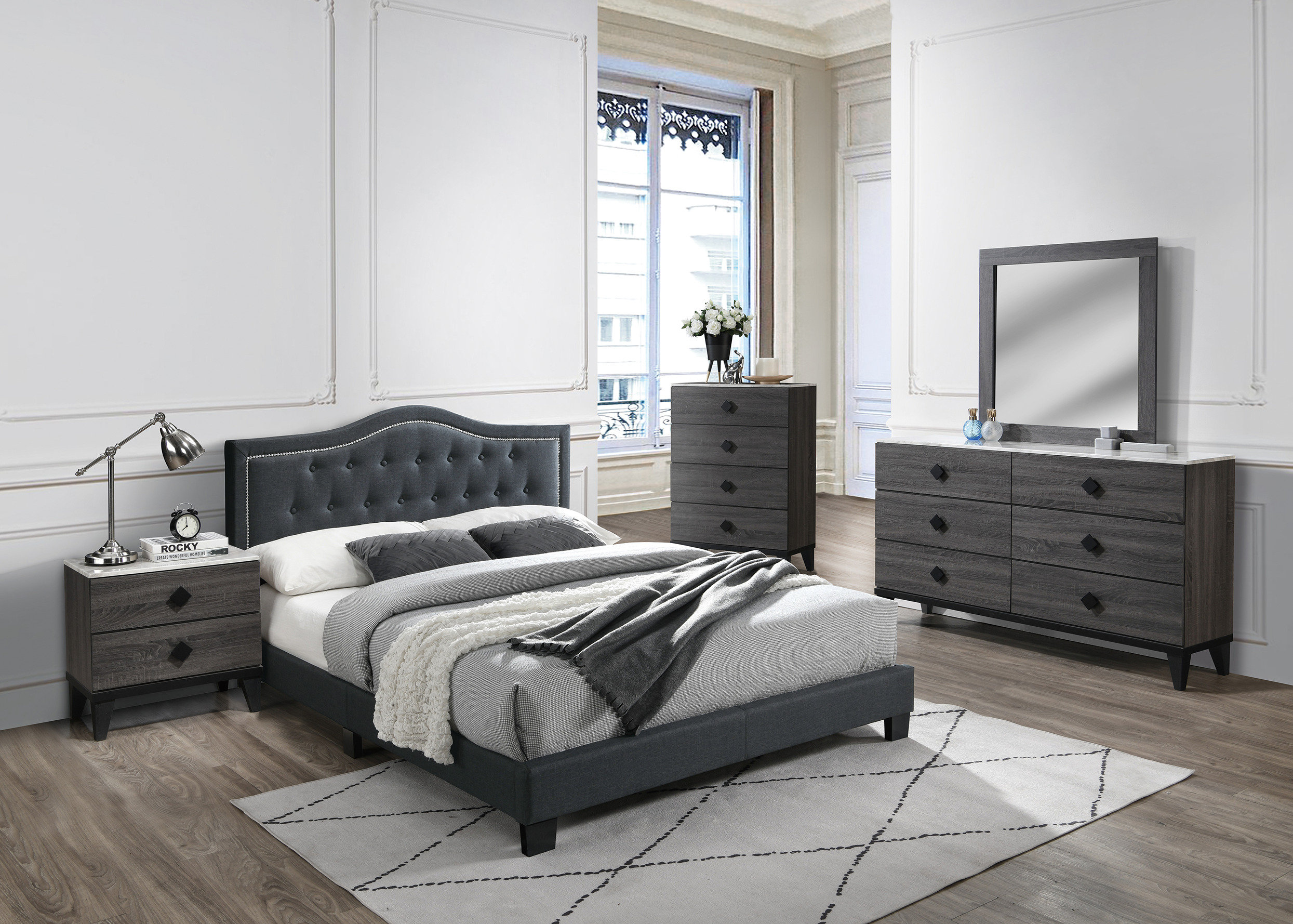 Winston Porter Jaylun 4 Piece Bedroom Set | Wayfair