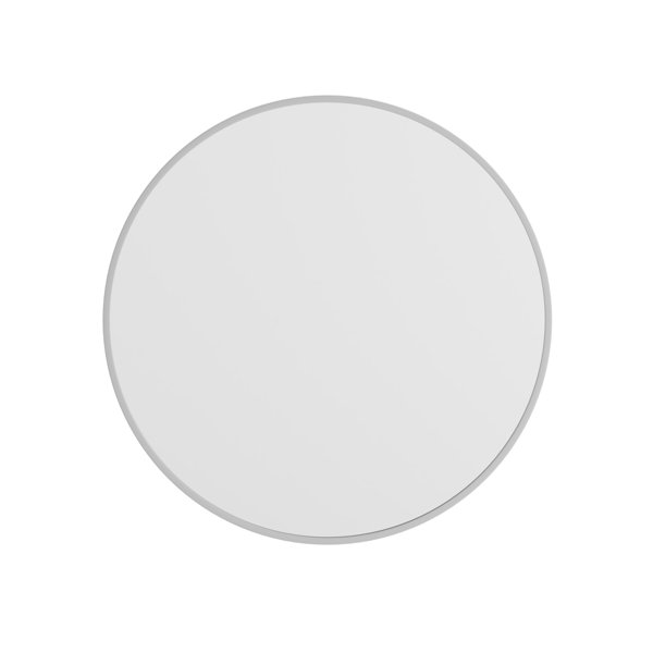 Mercer41 Gagalis Wall Mount Shatterproof Round Accent Wall Mirror with ...