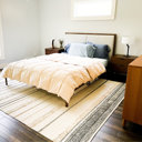 AllModern Lourie Upholstered Platform 3 Piece Bedroom Set | Wayfair