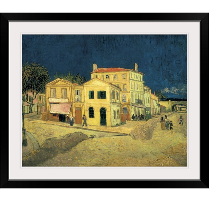 Vault W Artwork The Yellow House At Arles by Vincent Van Gogh - Print ...