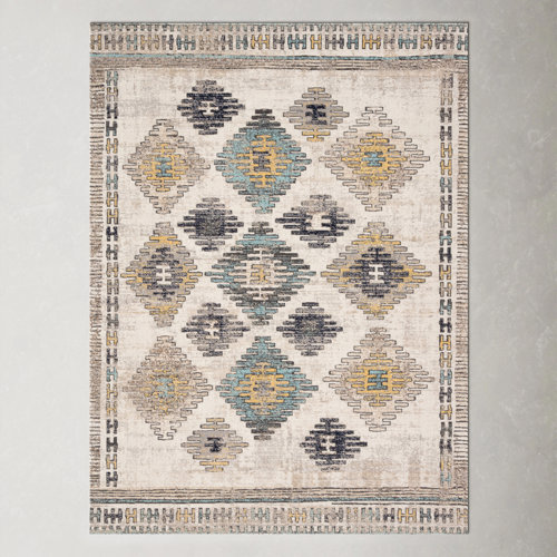 Modern 8' x 10' Blue Outdoor Rugs | AllModern