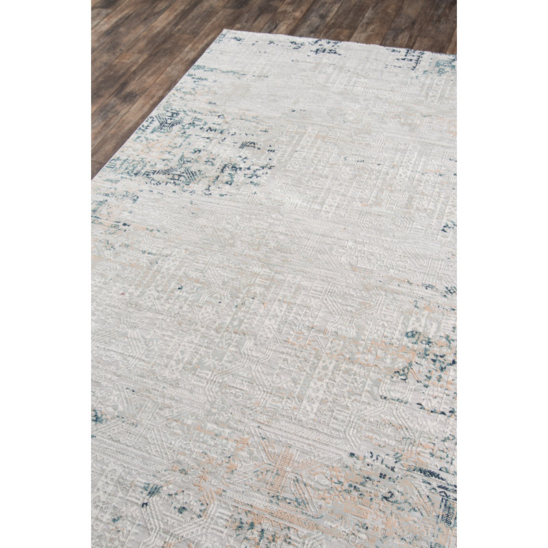 Dakota Fields Thoman Performance Silver Rug | Wayfair