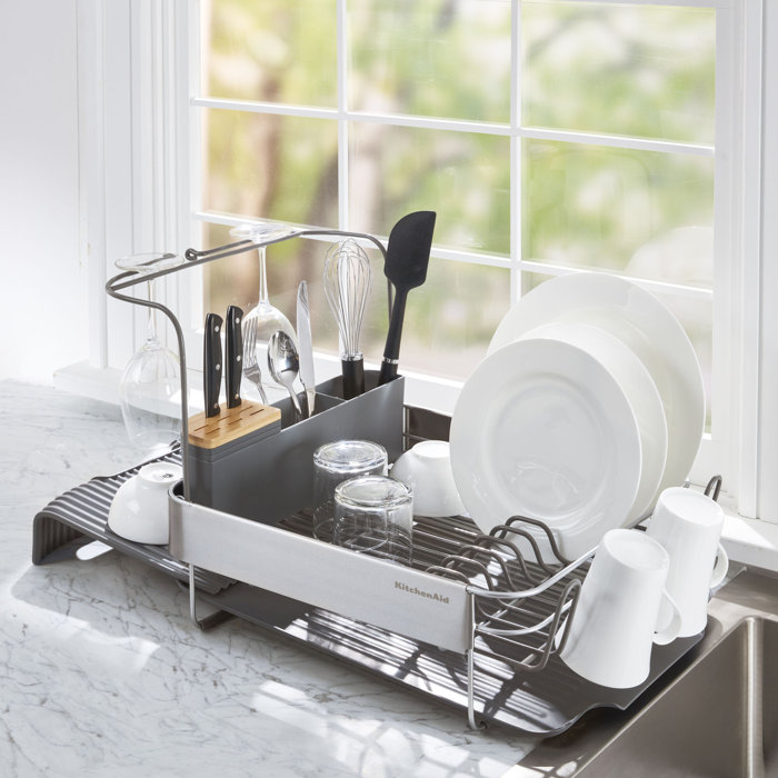 KitchenAid Full Size Expandable Dish-Drying Rack | Wayfair