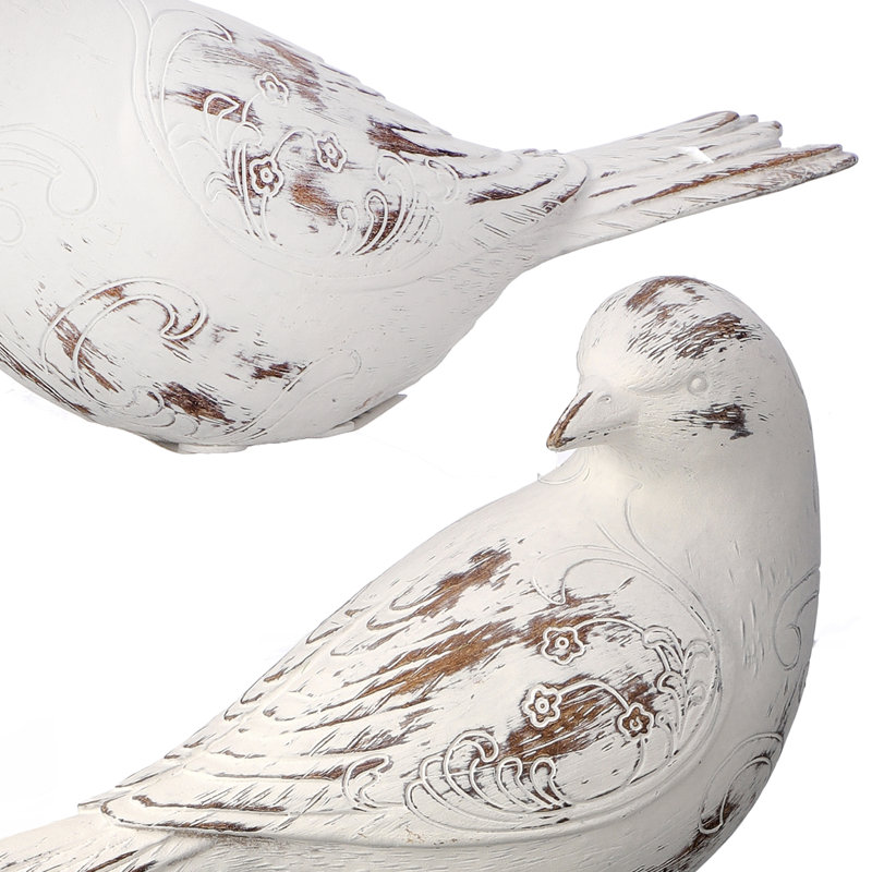 August Grove® 3 Piece Resin Bird Figurine Set | Wayfair