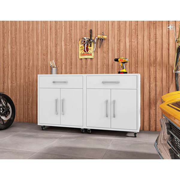 Wade Logan® Aseem Mobile Garage Cabinet Set | Wayfair