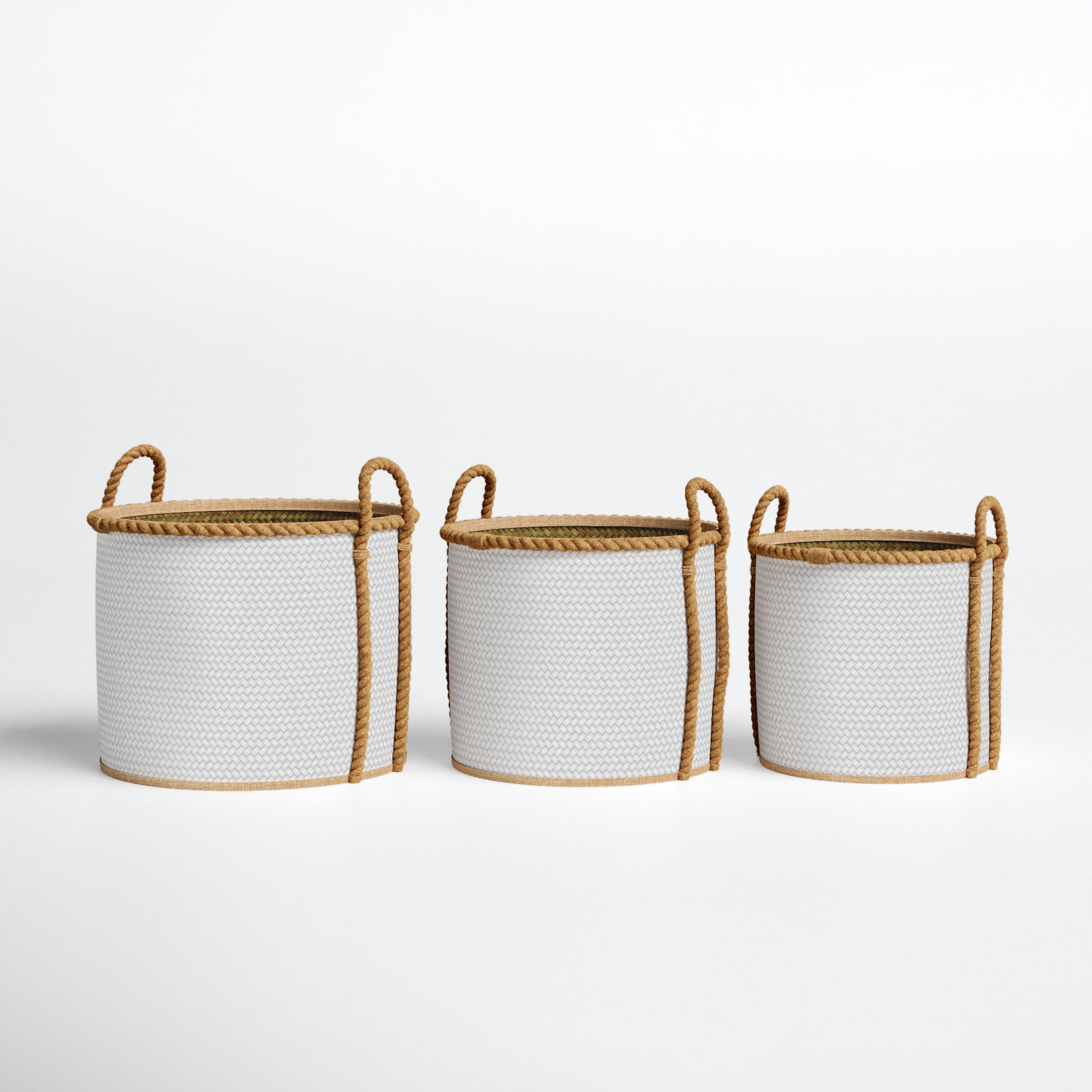Joss & Main 3 Piece Basket Set | Wayfair