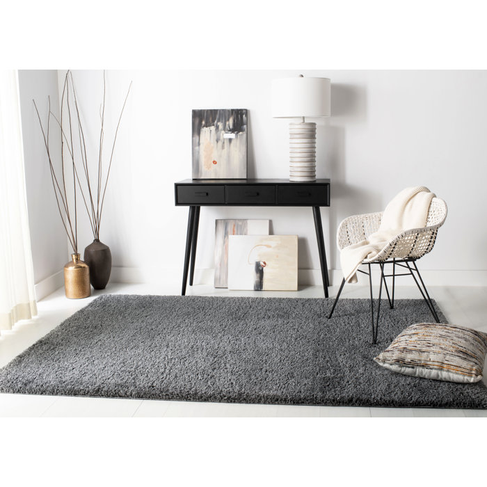Wade Logan® Jiang Performance Grey Rug & Reviews | Wayfair
