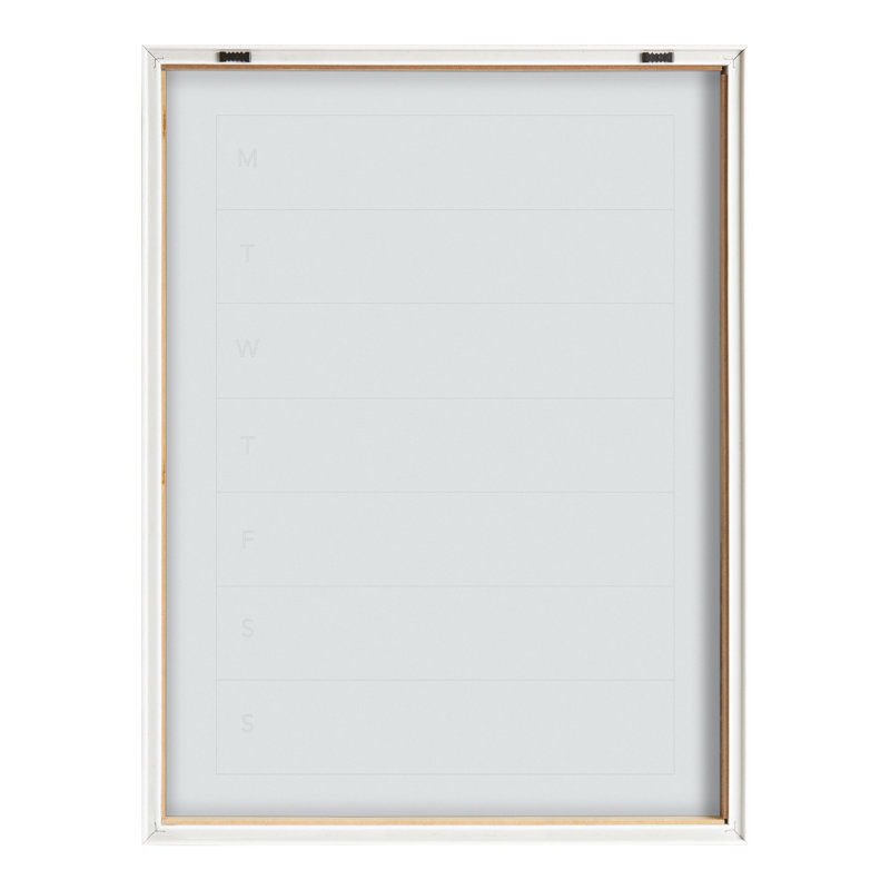 Gracie Oaks Weekly Menu Framed On Glass by The Creative Bunch Studio ...