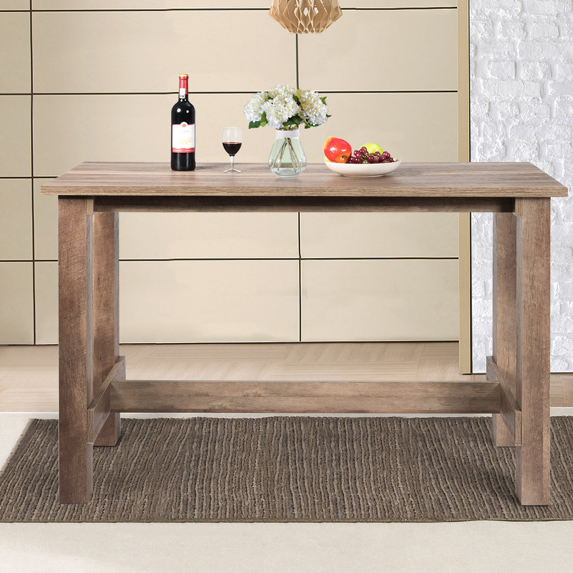 Union Rustic Summerlin Counter Height 55'' Dining Table & Reviews | Wayfair
