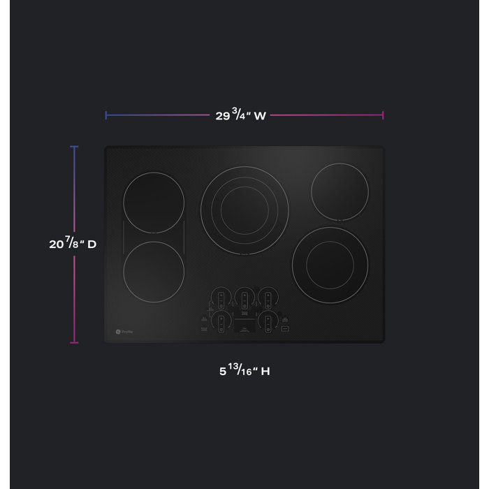 GE Profile™ 29.75'' Smart Electric Cooktop | Wayfair