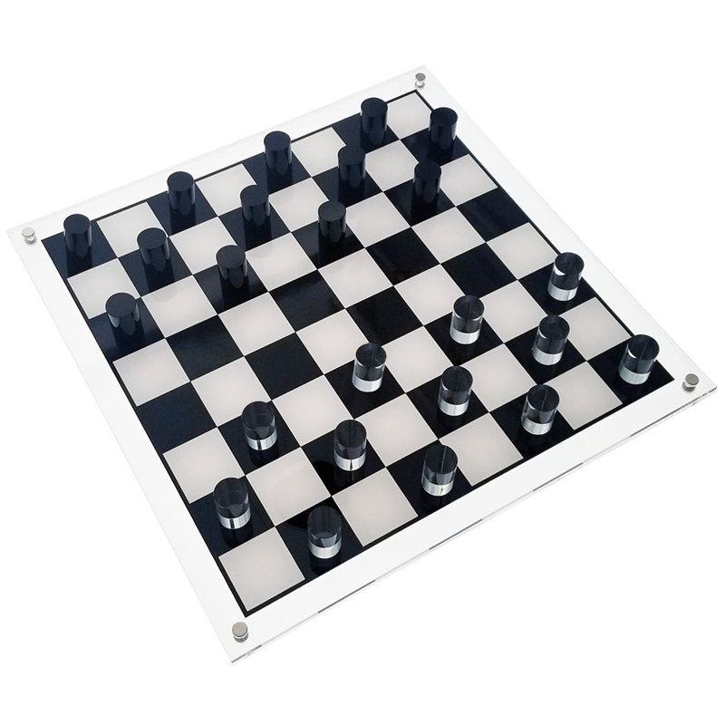 Vandue Corporation Ondisplay 3D Luxe Acrylic Checkers & Reviews | Wayfair