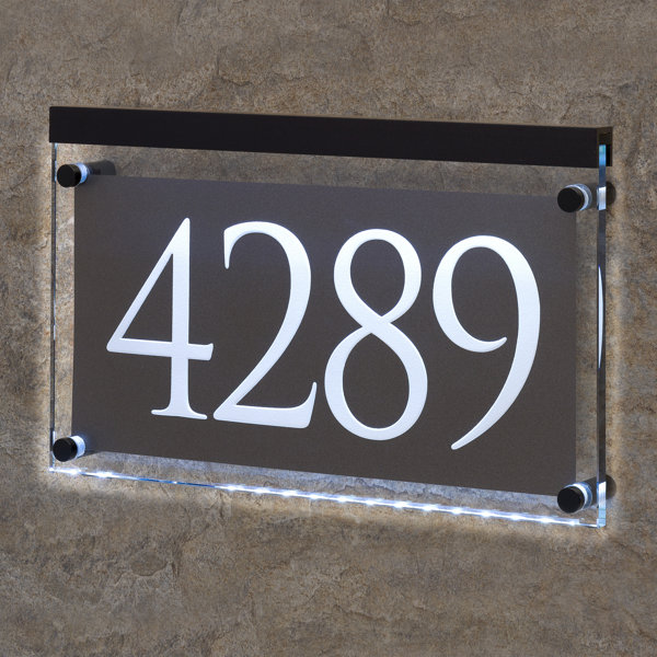 Whitehall Products Metallic Crystal LED Lighted Trajan Engraved 1-Line ...